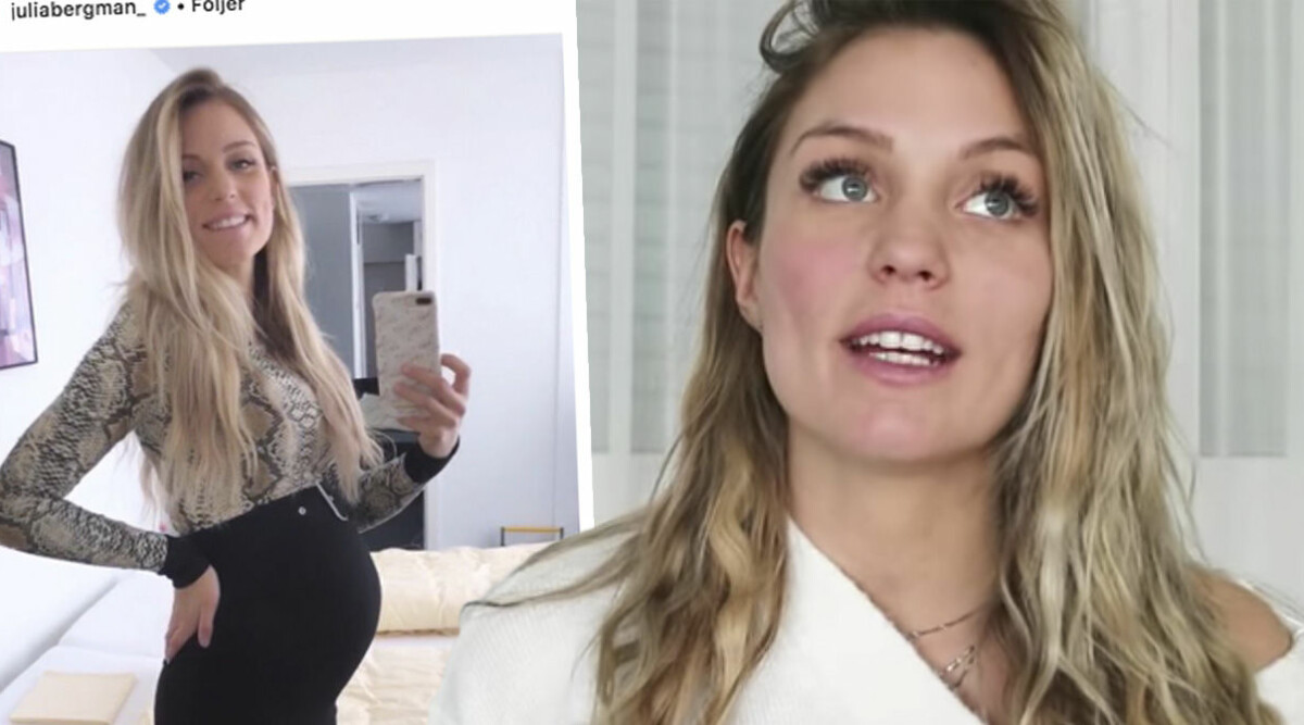 Gravida TV3-mamman Julia Bergmans avslöjande om förlossningen | Hänt