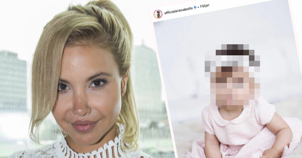 Följarna Häpnar Efter Elena Belles Bild På åtta Månader Gamla Dottern ”precis Som Sin Mamma” Hänt
