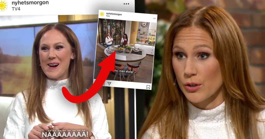 Maria Forsbloms chock efter makens kärlekskupp i Nyhetsmorgon | Hänt