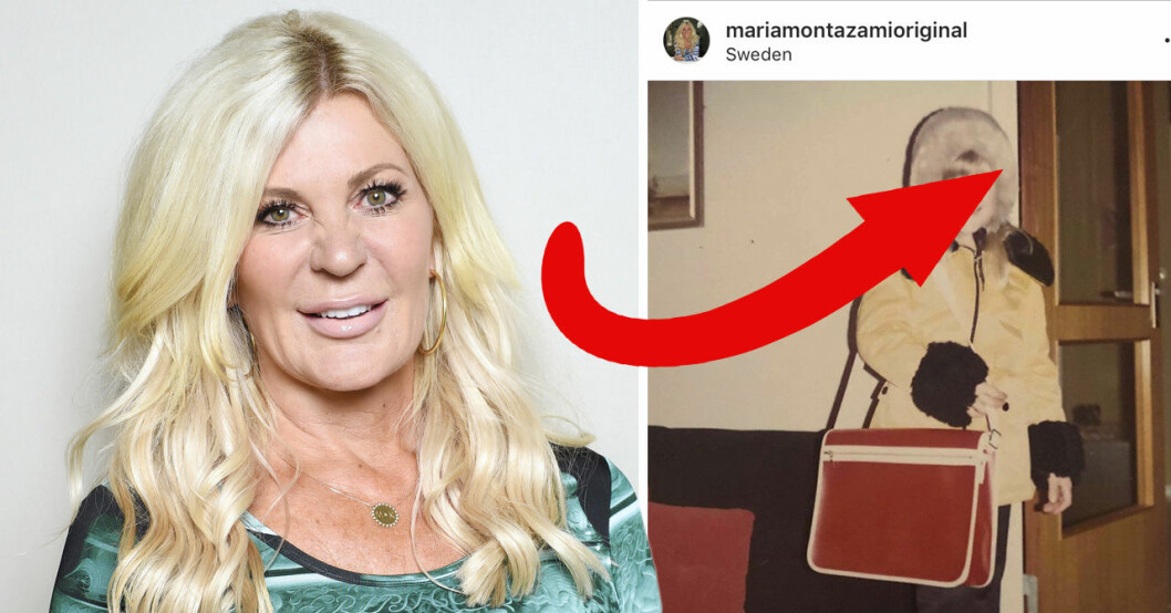 Följarnas ord efter Maria Montazamis 45 år gamla bild: ”Vacker” | Hänt