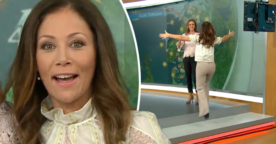 Tilde de Paulas chock efter kollegans glädjebesked i Nyhetsmorgon | Hänt